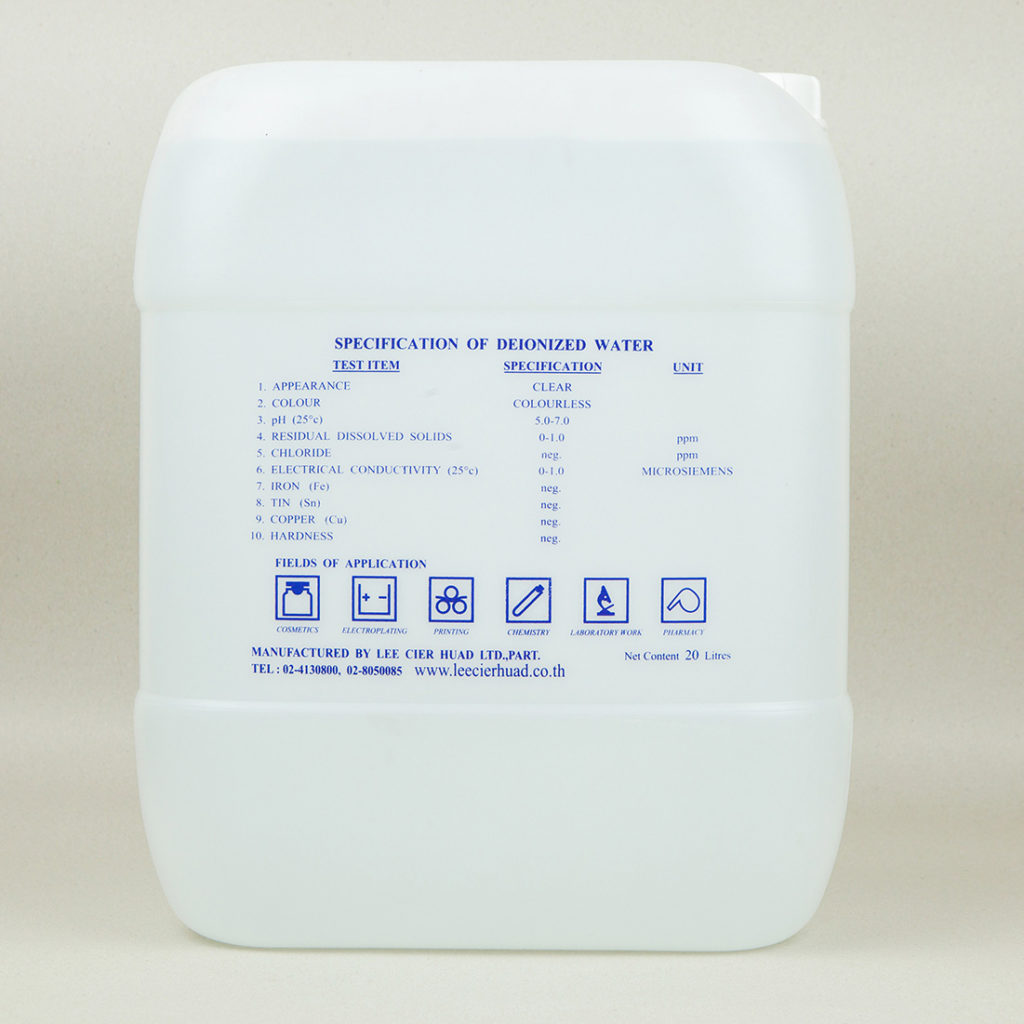 DISTILLED WATER 20 Liter – sea-hill.co.th